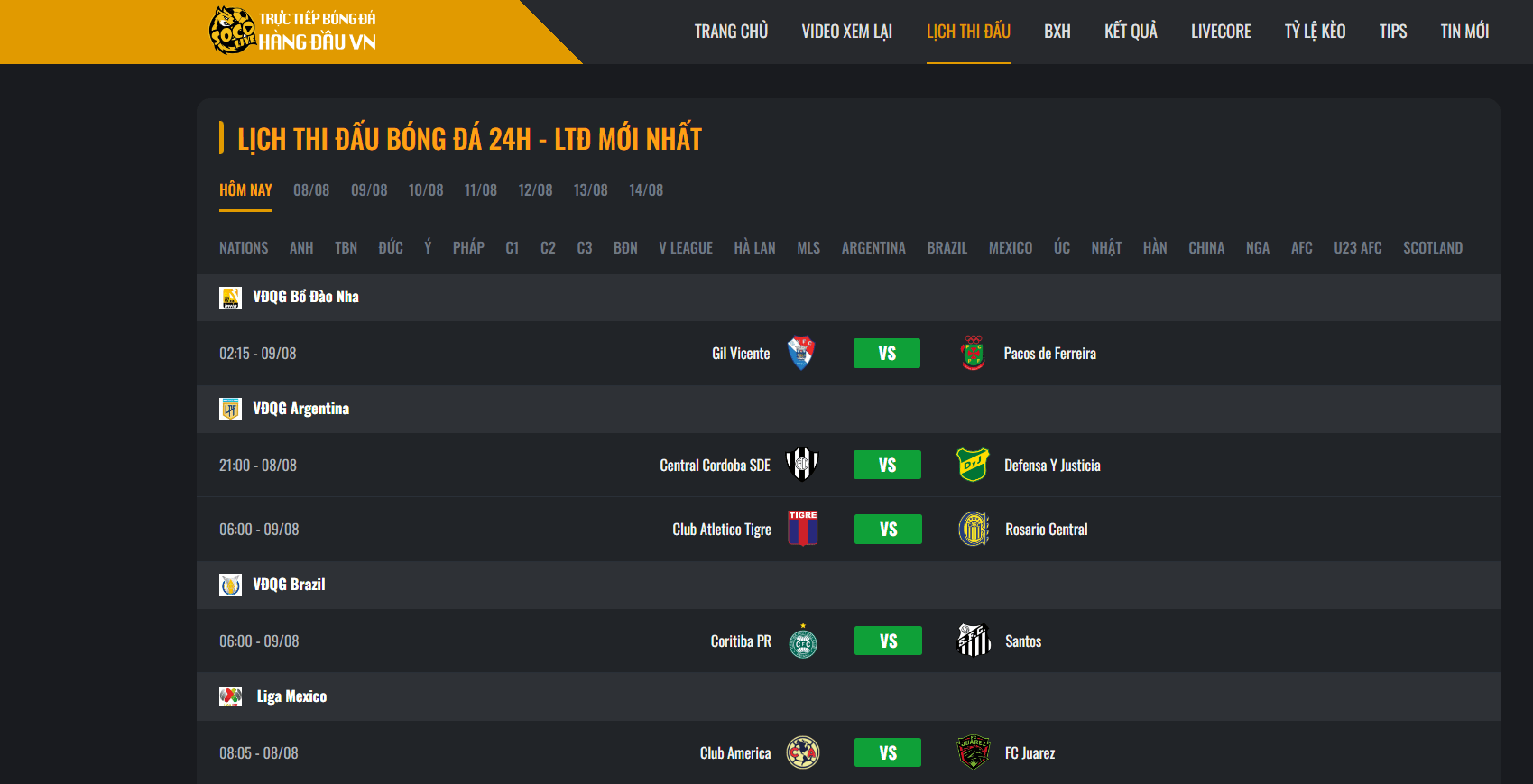 Xem bóng đá trực tuyến hôm nay full HD cùng với Socolive